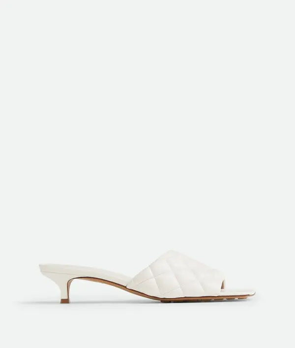 Bottega Veneta Padded Mule - Optic White