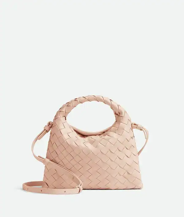 Bottega Veneta Mini Hop Shoulder Bag - Lotus | Editorialist