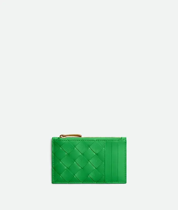 Bottega Veneta Intrecciato Zipped Card Case