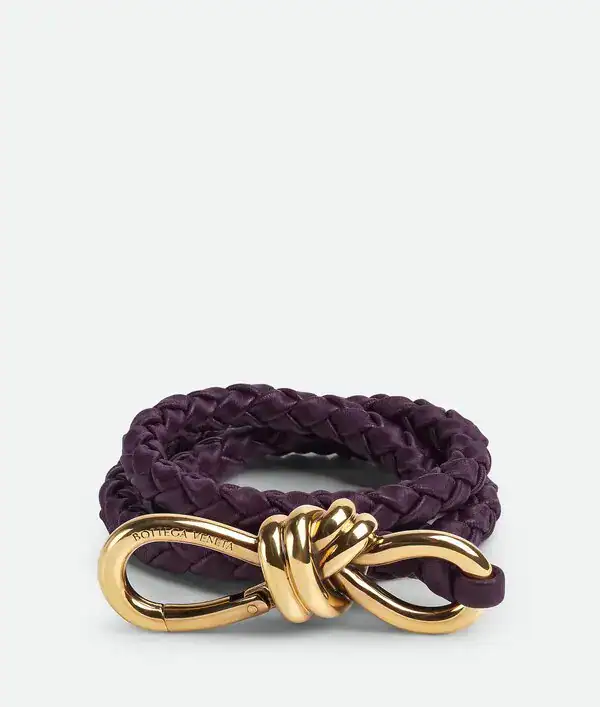 Bottega Veneta Andiamo Belt Dark Mystic Editorialist