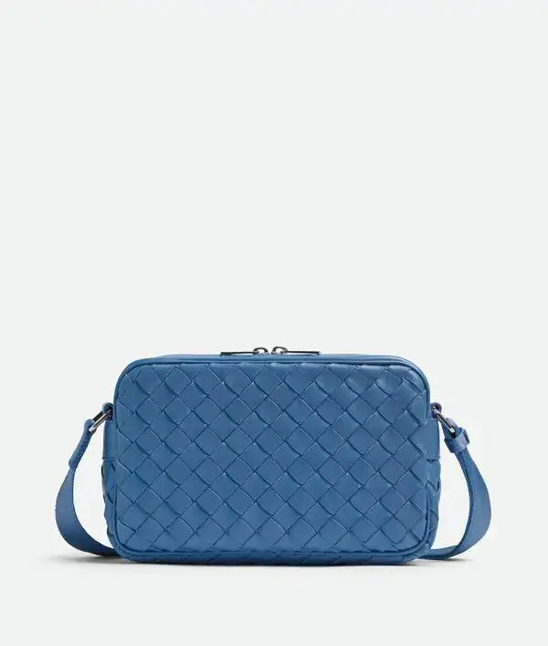 Bottega Veneta Small Intrecciato Camera Bag Surf Editorialist