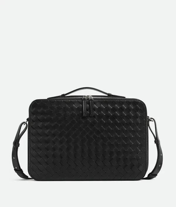 Bottega Veneta Getaway Briefcase - Black