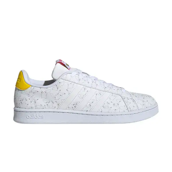 Adidas PokéMon X Grand Court 'Pikachu - White | Editorialist