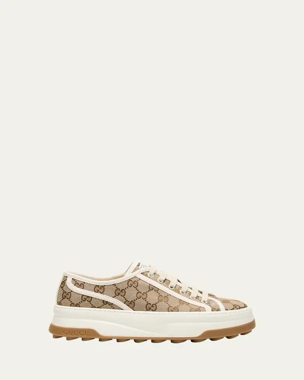 Gucci Gg Canvas Low-top Platform Sneakers