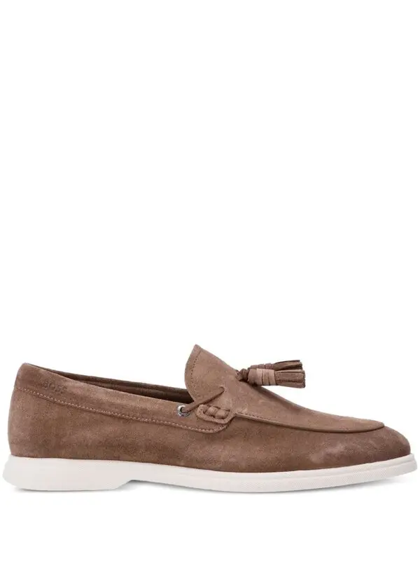 Hugo Boss Tassel-detail Suede Loafers