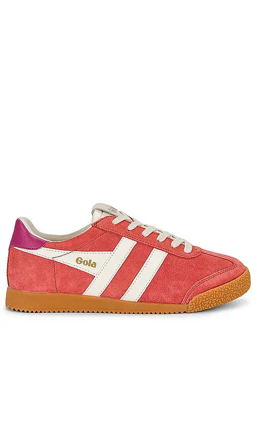 Gola Elan Sneaker - Coral  Off White  & Fuchsia