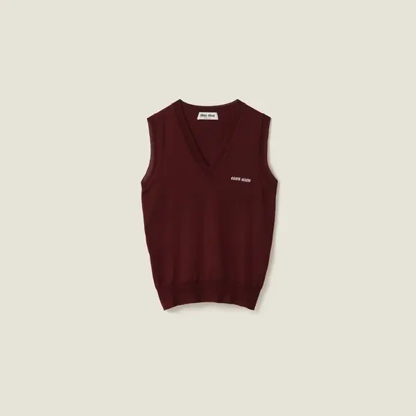 Miu Miu Wool Sweater Vest