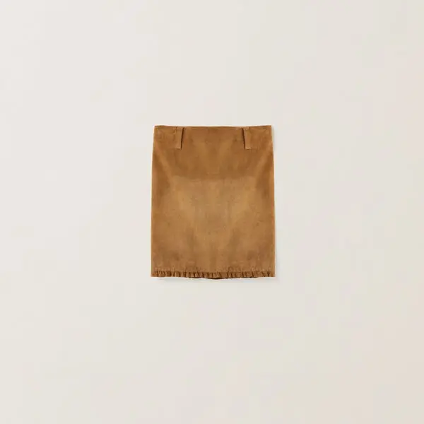 Miu Miu Suede Skirt