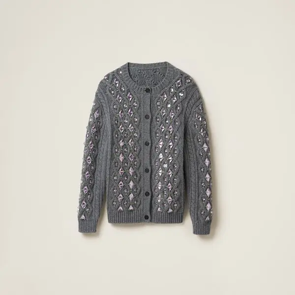 Miu Miu Wool Knit Cardigan