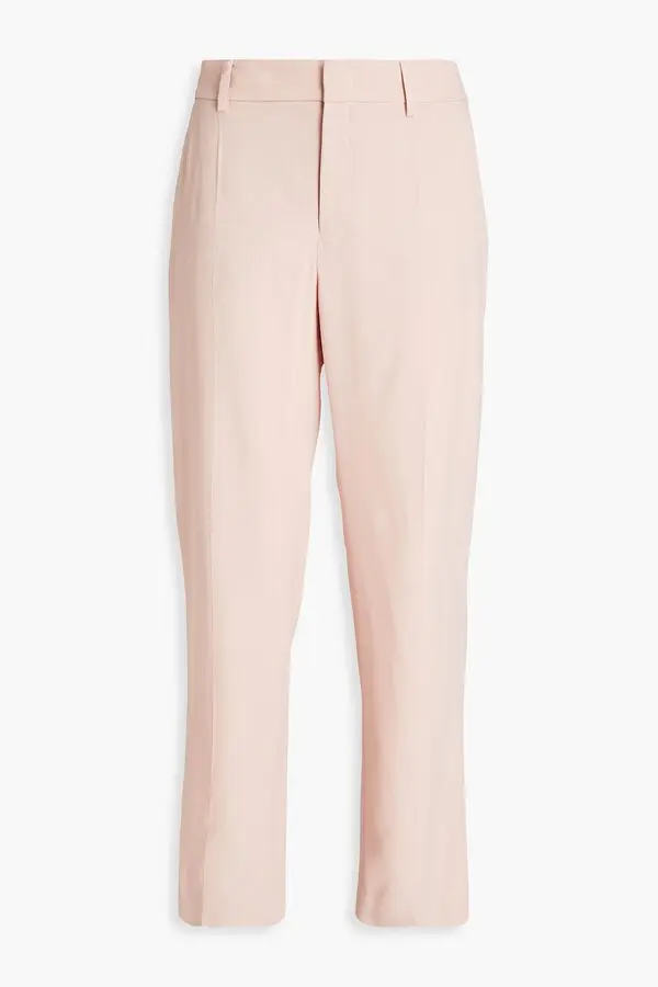 Red Valentino Satin-crepe Straight-leg Pants