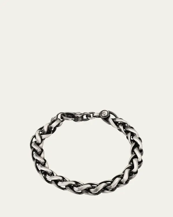 LOIS SASSON DESIGN Sterling Silver Wheat Chain Bracelet