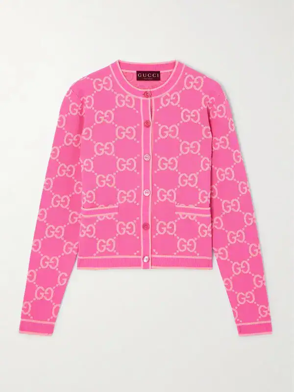 GUCCI カーディガン S ピンク WMNS) Gucci Les Pommes Cardigan 'Pink 664354-XKBYU-5943