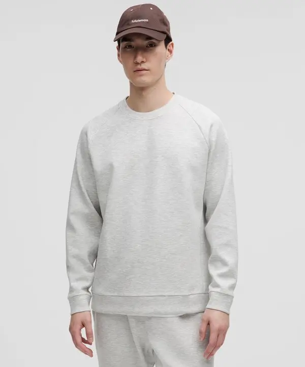 Lululemon Smooth Spacer Classic-fit Crew - Heathered Core Ultra Light Grey