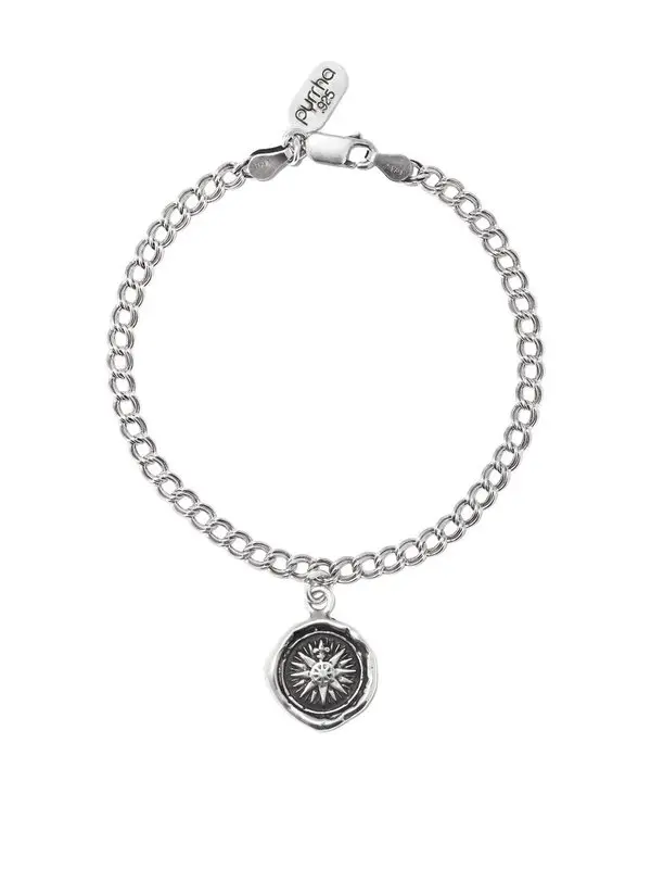 PYRRHA Sterling Direction Talisman Chain Bracelet - Silver | Editorialist