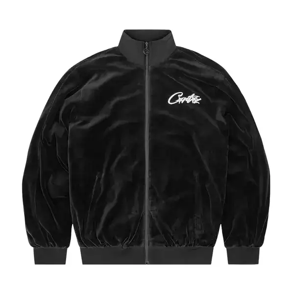 Corteiz Vvs Velour Jacket - Black | Editorialist