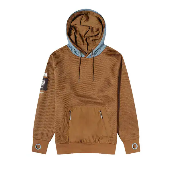 The North Face X Undercover Soukuu Dotknit Double Hoodie - Brown 