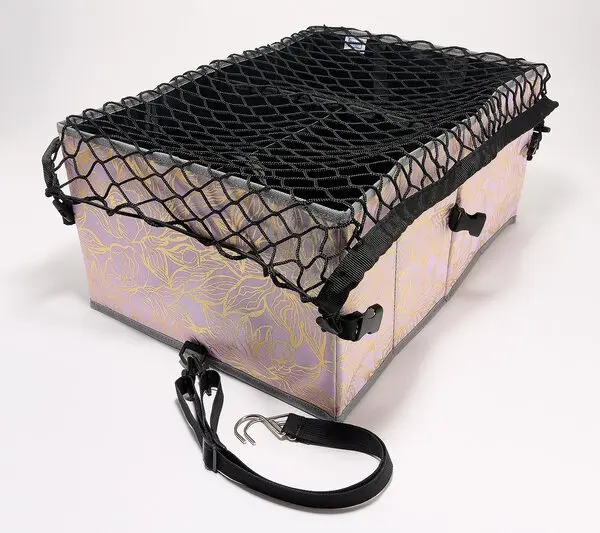GARAGE21 Trunk Organizer With Mesh Lid Andfasteners