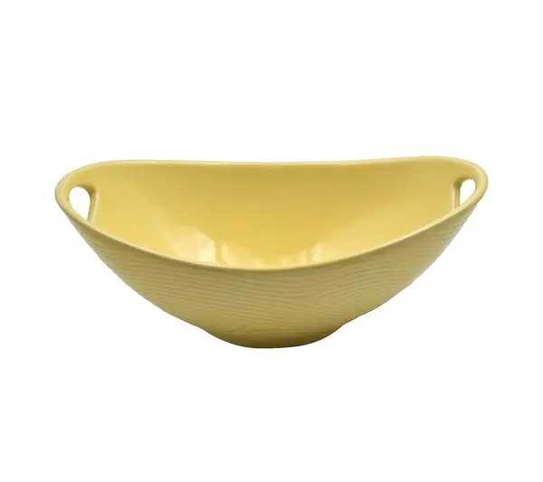 TEMP-TATIONS As Is Woodland 2-qt Serving Bowl With Handles