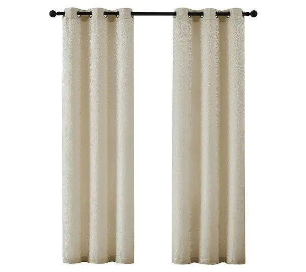 5TH AVENUE LUX Thalia Textured 38x84 Window Panel 2pc Set