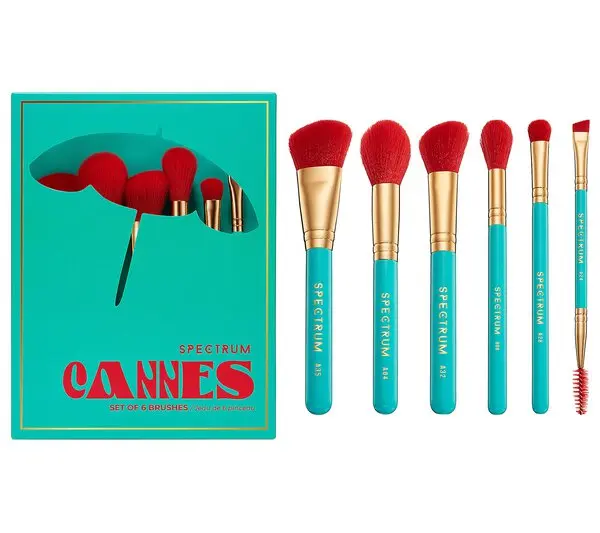 SPECTRUM Collections Travel Book 6-pc Makeup Br Ush Set