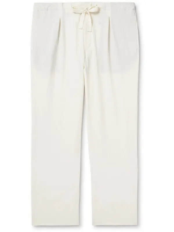 STOFFA Straight-leg Pleated Trousers