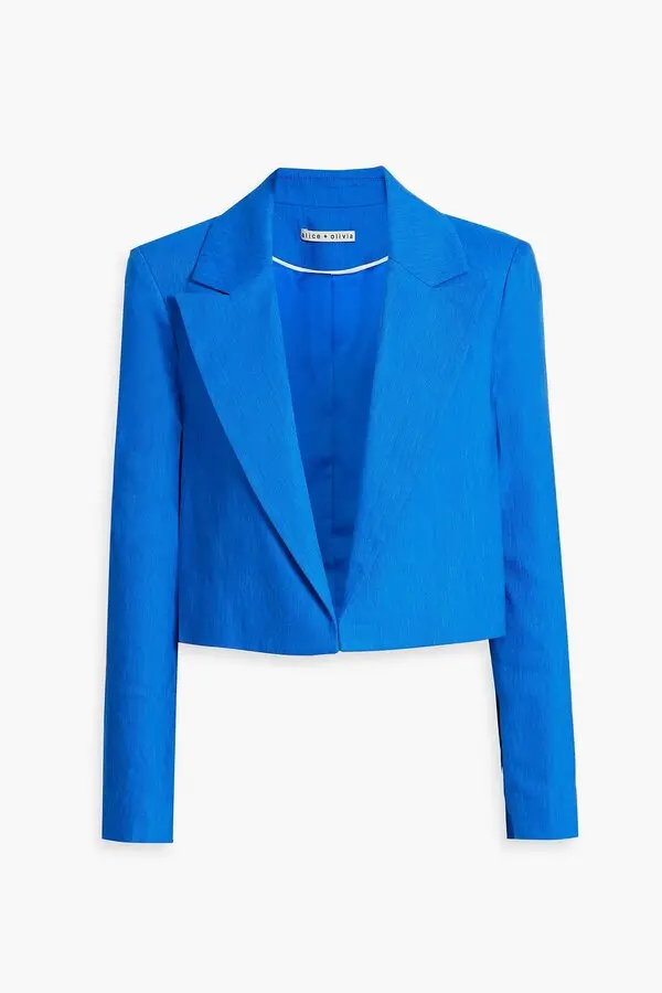Alice + Olivia Denny Cropped Blazer