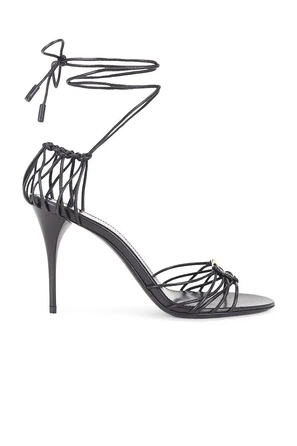 Saint Laurent Babylone Sandal - Nero