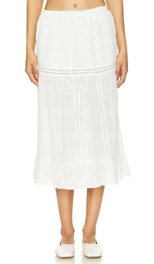 LOBA Valeria Midi Skirt