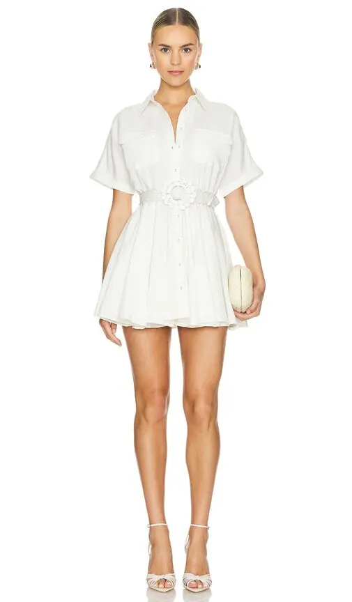 Hemant & Nandita X Belted Mini Dress