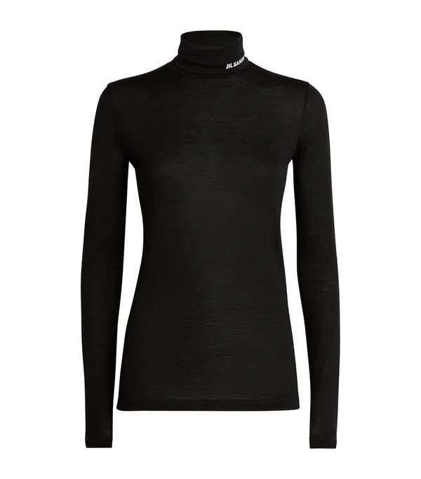 JIL SANDER Long-sleeve T-shirt - Black