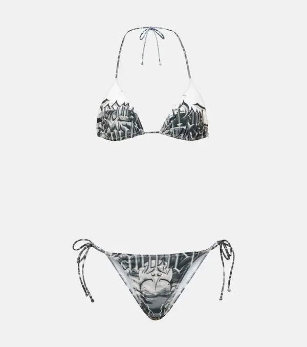 Jean Paul Gaultier Printed Bikini - Multicoloured