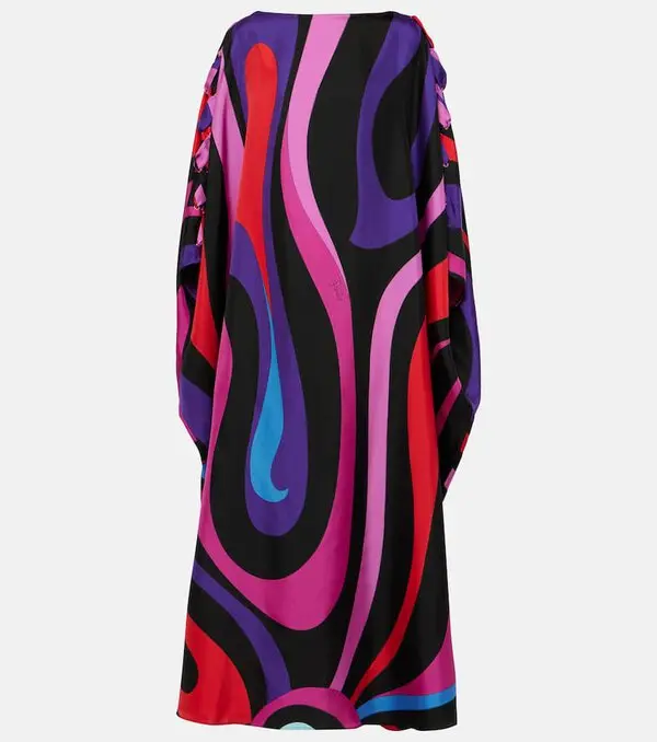 Emilio Pucci Marmo Silk Twill Kaftan