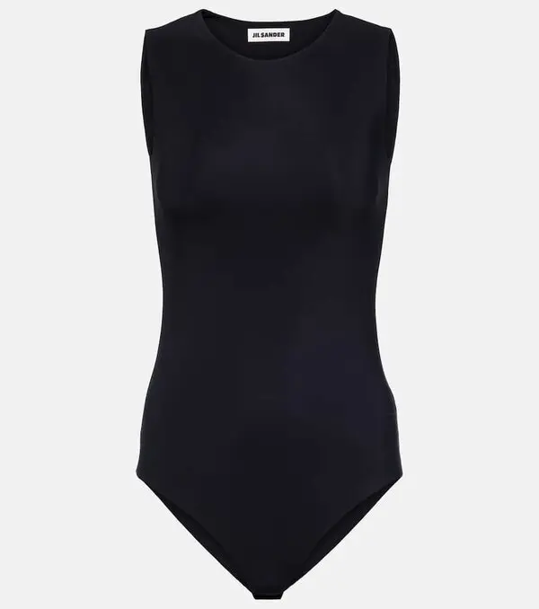 JIL SANDER Jersey Bodysuit - Black