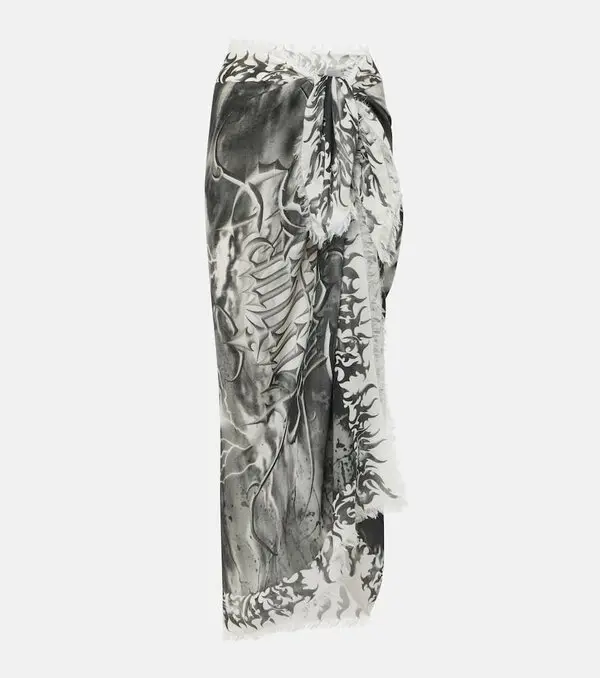 Jean Paul Gaultier Printed Beach Cover-up