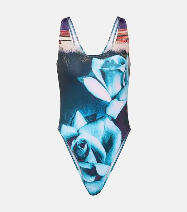 Jean Paul Gaultier Roses One Piece Swimsuit