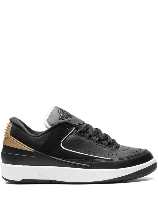 JORDAN 2 Lace-up Sneakers - Black