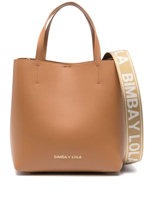 Bimba Y Lola Large Leather Tote Bag