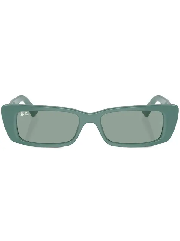 Ray-ban Teru Bio-based Rectangle-frame Sunglasses - Green