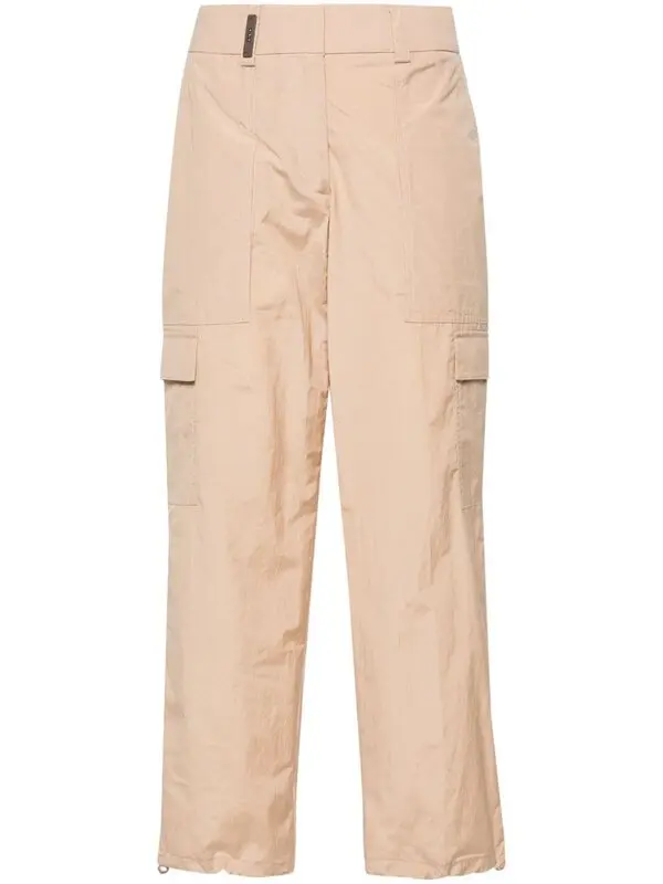 Peserico High-waisted Tapered Trousers