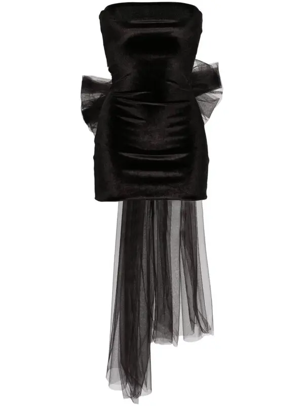 ATU BODY COUTURE Velvet Bow Miniskirt