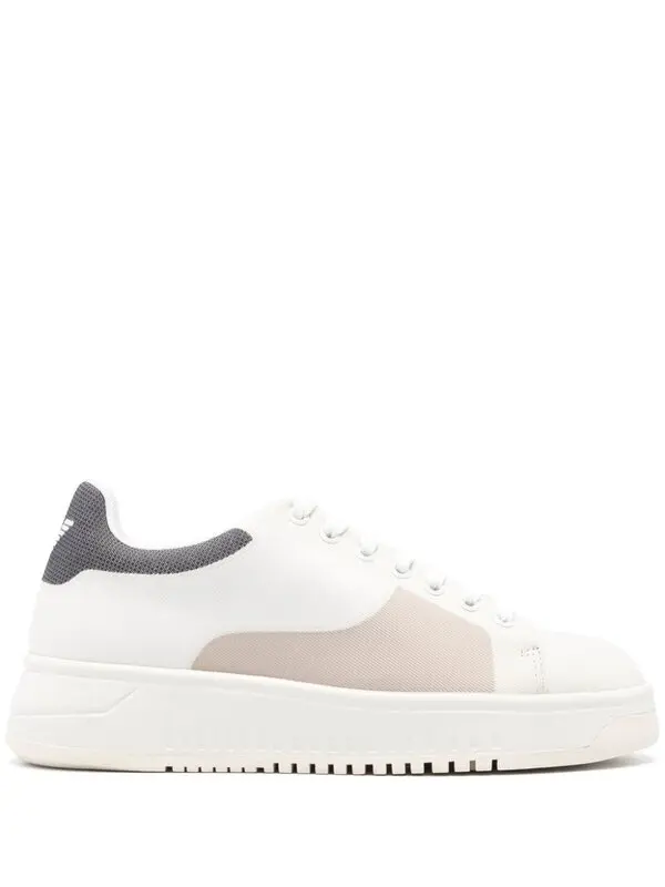 Emporio Armani Colour-block Lace-up Sneakers