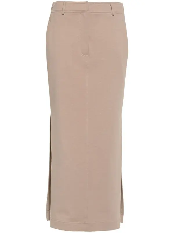 Brunello Cucinelli Jersey Midi Skirt