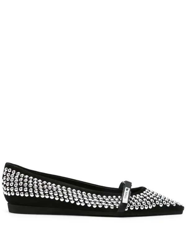 Premiata Stud-embellished Ballerina Flats
