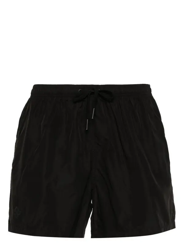 Tagliatore Side-slits Swim Shorts - Black