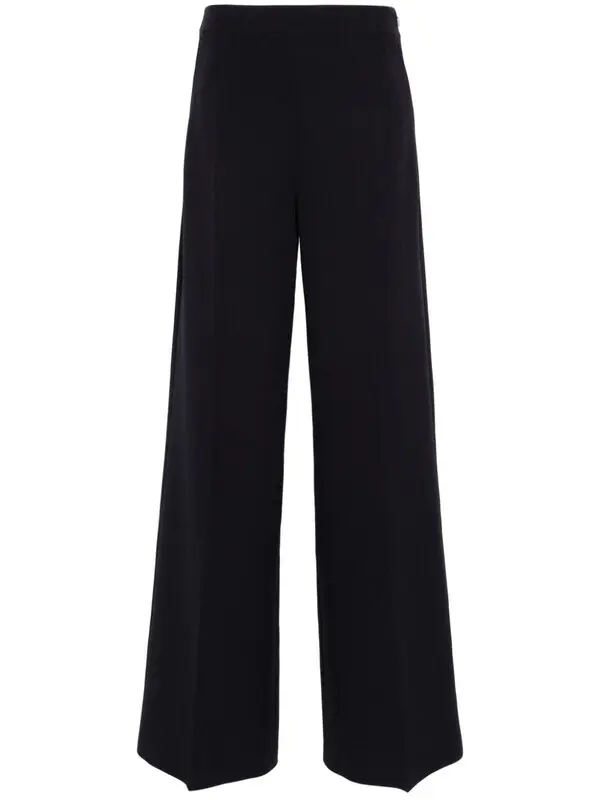 Safiyaa Crepe Wide Leg Trousers