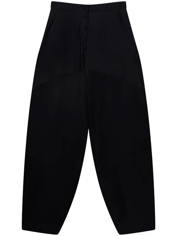 Stella McCartney Panelled Satin Tapered Trousers