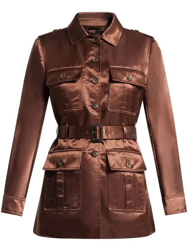 TOM FORD Satin Belted Jacket