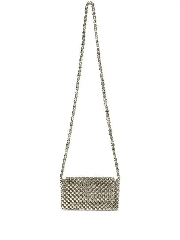 0711 TBILISI Mini Carla Crossbody Bag - Silver