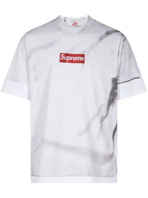 トップス Supreme x MM6 MaisonMargiela BoxLogo Supreme x MM6 Maison Margiela Foil Box Logo Hoodie | Black | FARFETCH