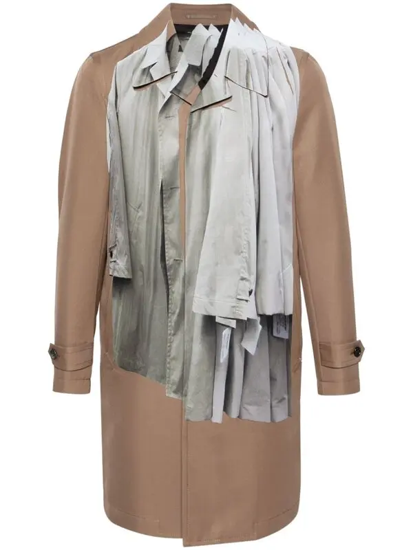 Comme Des Garçons Trompe L'oeil Trenchcoat